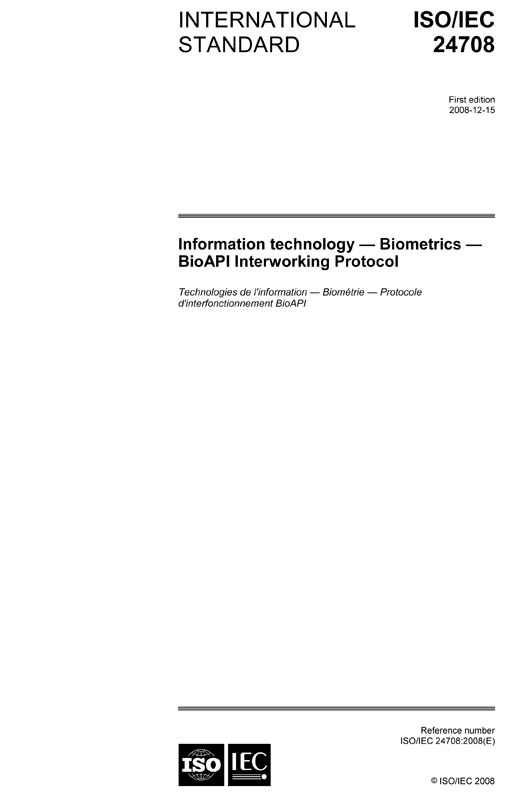 ISO/IEC 24708:2008 - IEC Standards - VDE Publishing House