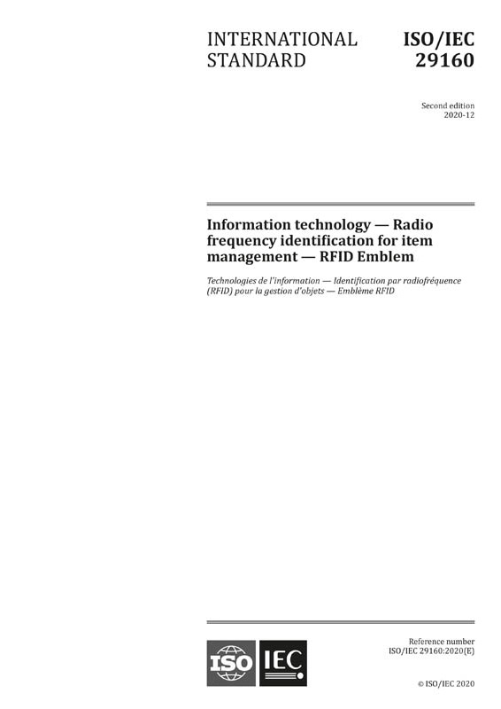 ISO/IEC 29160:2020 - IEC-Normen - VDE VERLAG