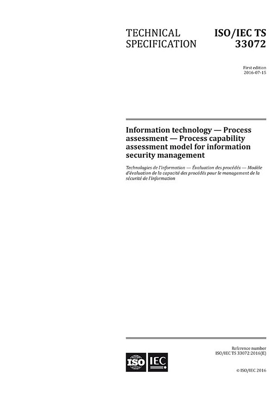 ISO/IEC TS 33072:2016 - IEC-Normen - VDE VERLAG