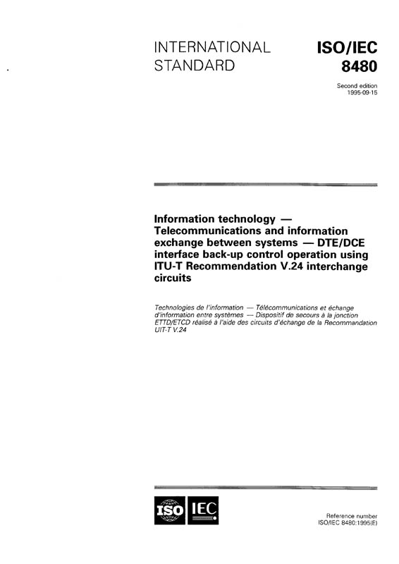 ISO/IEC 8480:1995 - IEC Standards - VDE Publishing House