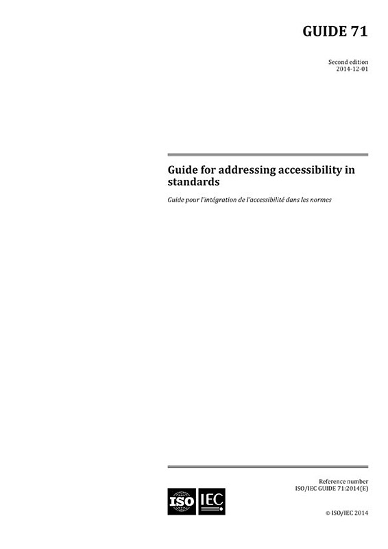 ISO/IEC GUIDE 71:2014 - IEC-Normen - VDE VERLAG