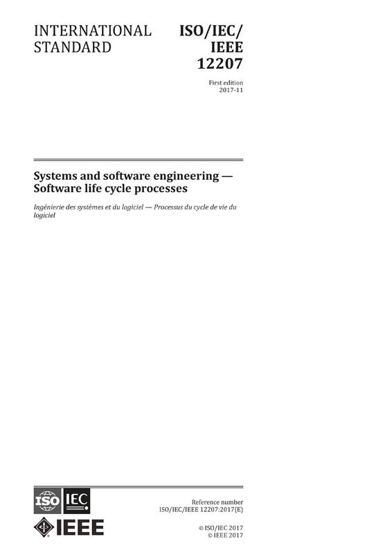 ISO/IEC/IEEE 12207:2017 - IEC Standards - VDE Publishing House