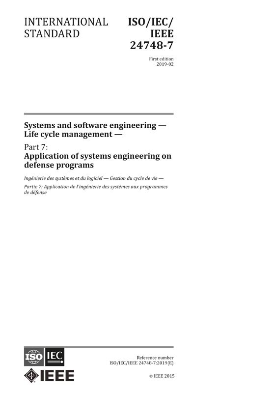ISO/IEC/IEEE 24748-7:2019 - IEC Standards - VDE Publishing House