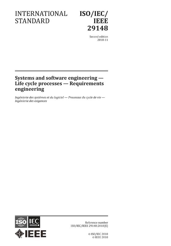 ISO/IEC/IEEE 29148:2018 - IEC-Normen - VDE VERLAG