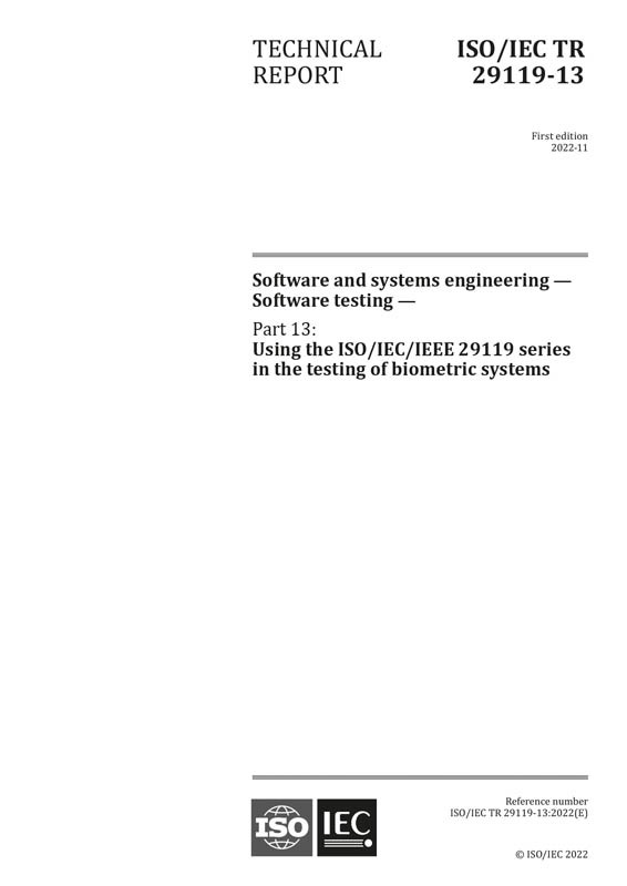 ISO/IEC TR 29119-13:2022 - IEC-Normen - VDE VERLAG