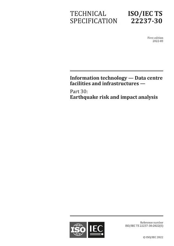 ISO/IEC TS 22237-30:2022 - IEC Standards - VDE Publishing House