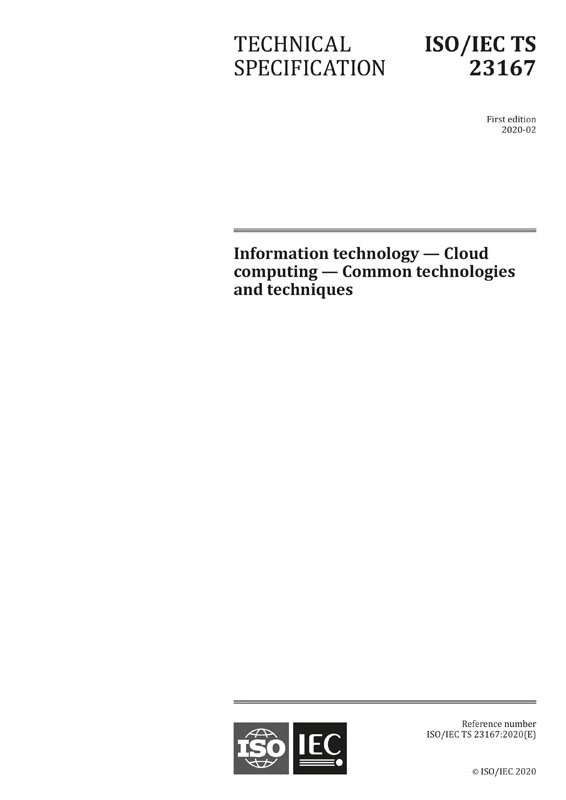 ISO/IEC TS 23167:2020 - IEC-Normen - VDE VERLAG