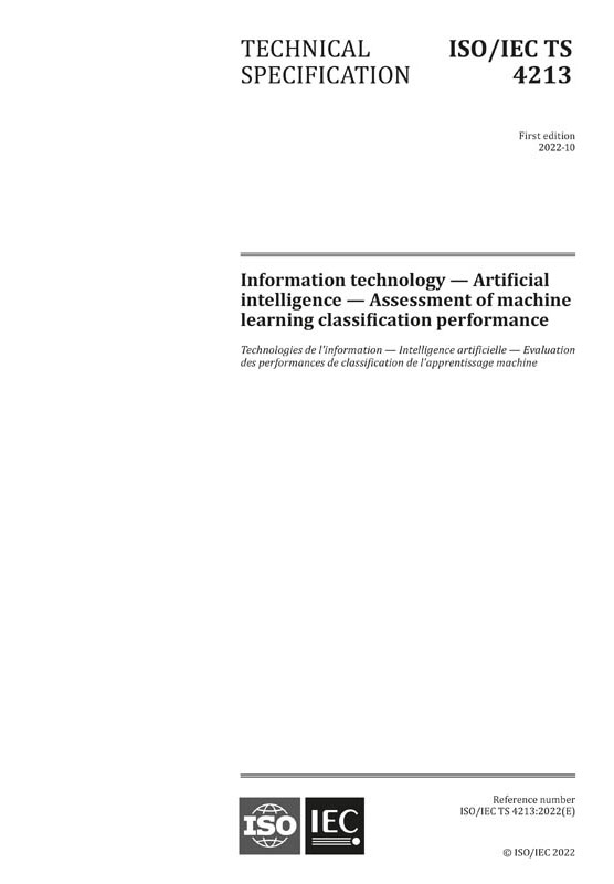 ISO/IEC TS 4213:2022 - IEC Standards - VDE Publishing House