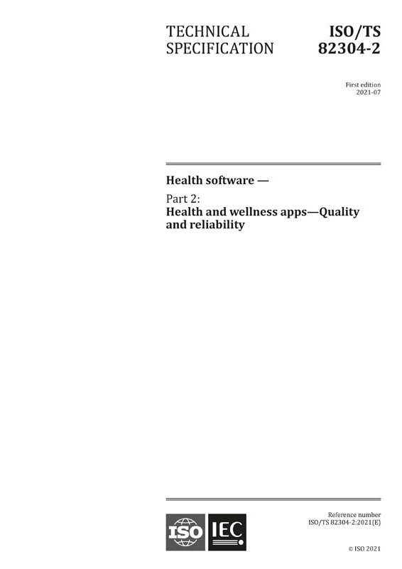 ISO TS 82304-2:2021 - IEC-Normen - VDE VERLAG